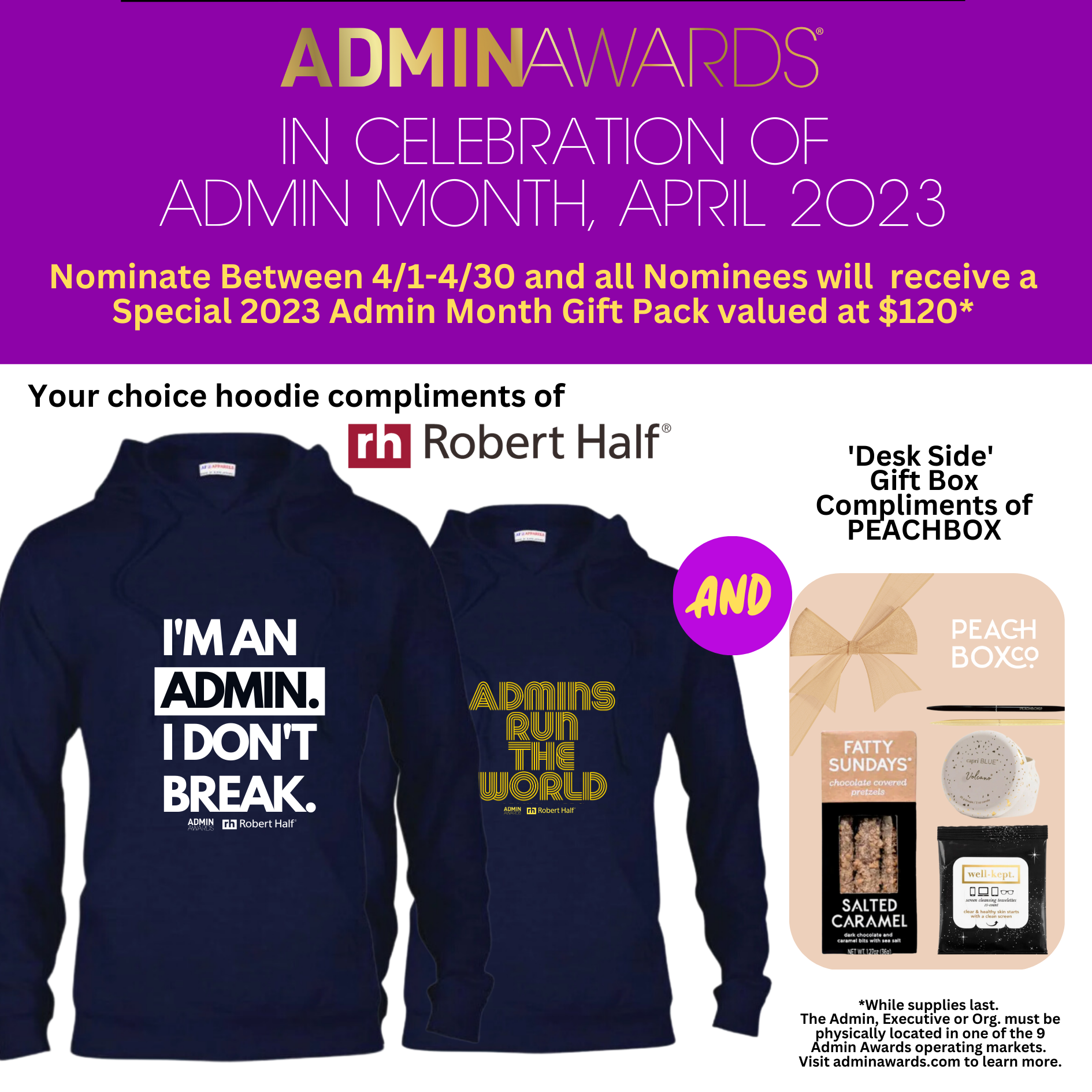 Admin Month 2023 Promotion Overview | Admin Awards