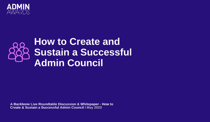 How to Create and Sustain a Successful Admin Council - Whitepaper